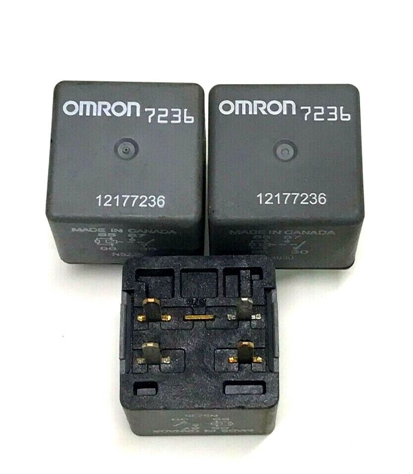 (Lot of 3) GM Omron 4 Pins Relay 12177236 OEM (7236) – Auto 101