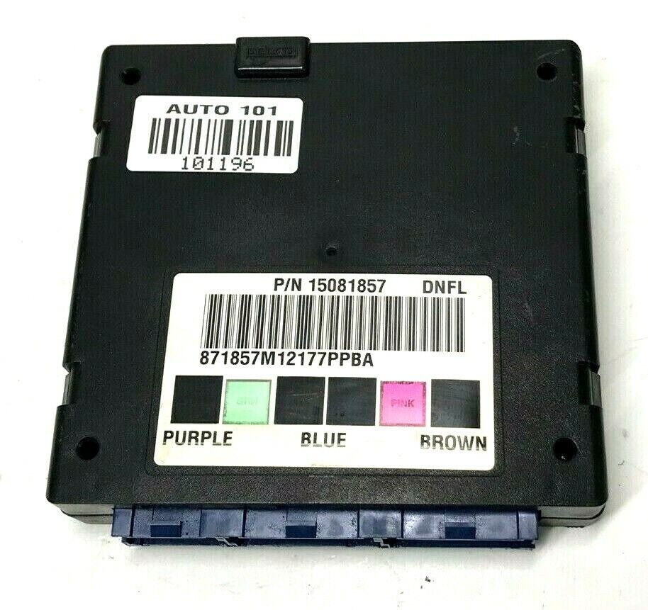 00 02 Tahoe Yukon BCM Programmed to VIN 15081857 Body Control Module ...