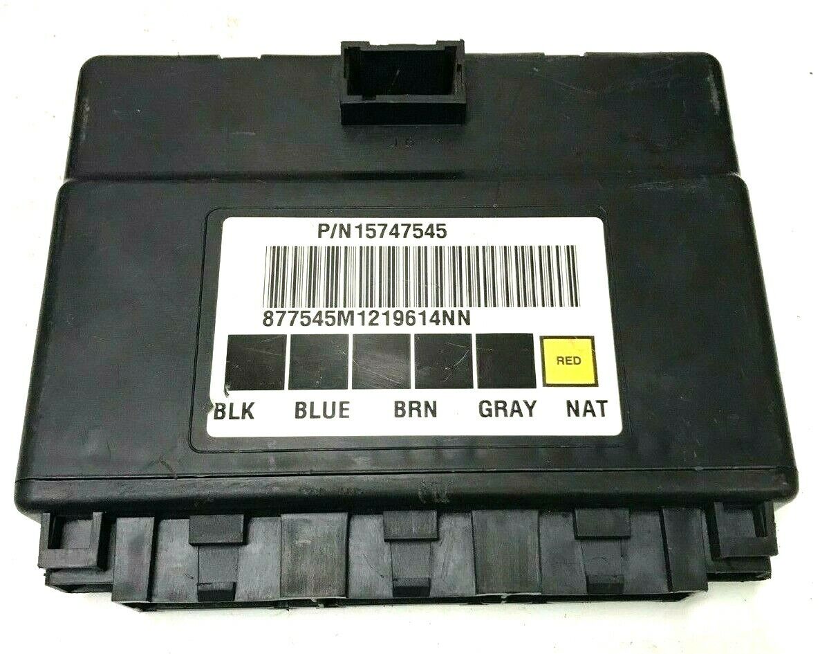 03-07 Sierra Silverado BCM PROGRAMMED TO YOUR VIN 15747545 BODY CONT ...