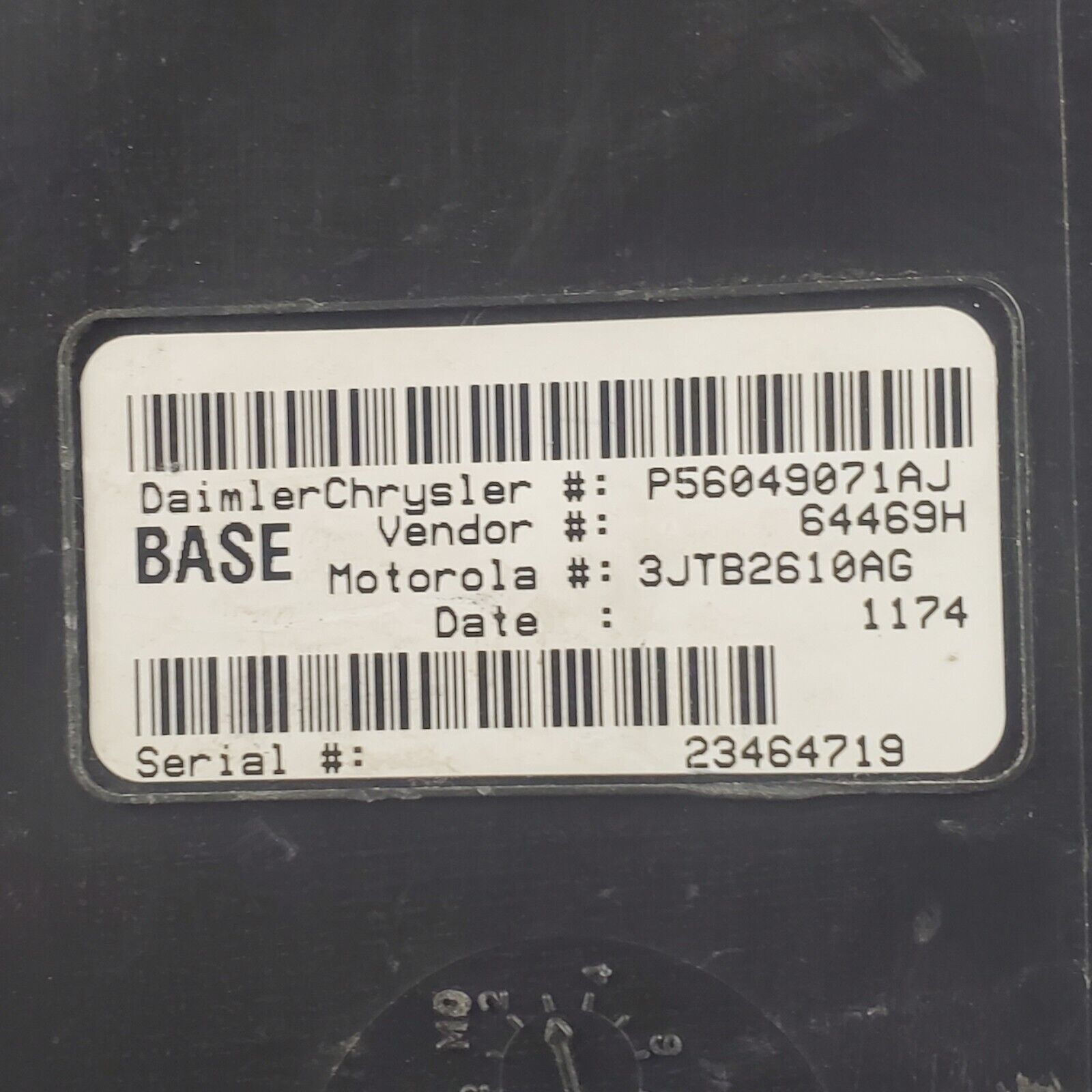 03 Dodge Durango 4X4 AT Body Control Module BCM CTM P56049071AJ OEM ...